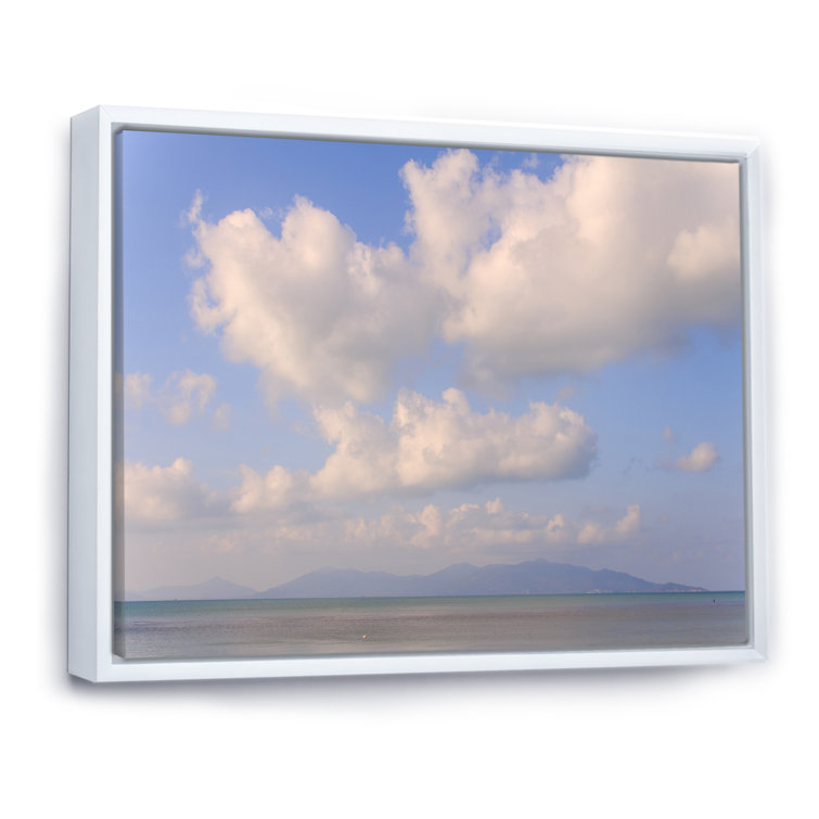 Highland Dunes Clouds Sky - Picture Frame Photograph on Canvas | Wayfair